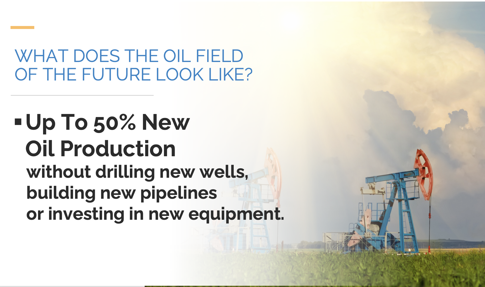 Are You Working In The Oil Field Of The Future?